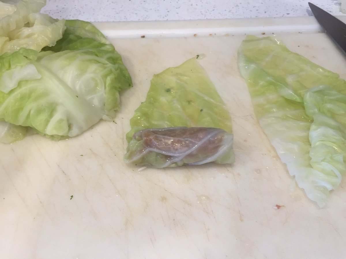 Cabbage Dolma With Fresh Herbs