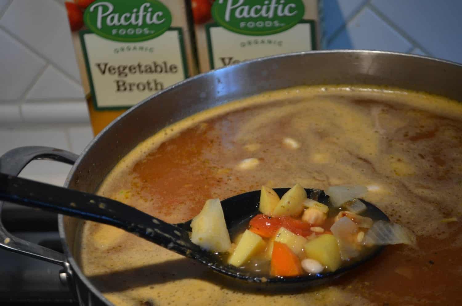 Authentic Italian Minestrone Soup | The Stuffed Grape Leaf