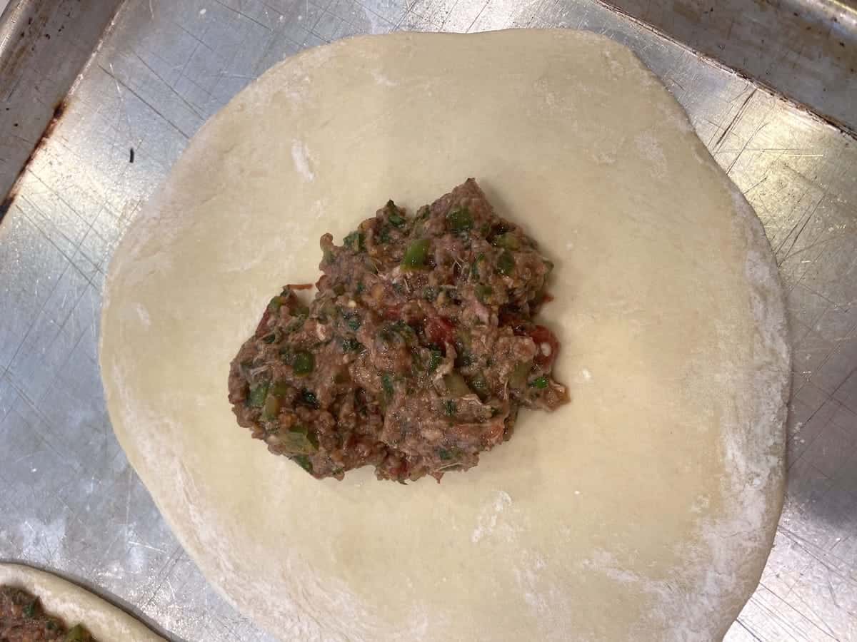 Lahmajoun (Armenian Pizza) | The Stuffed Grape Leaf