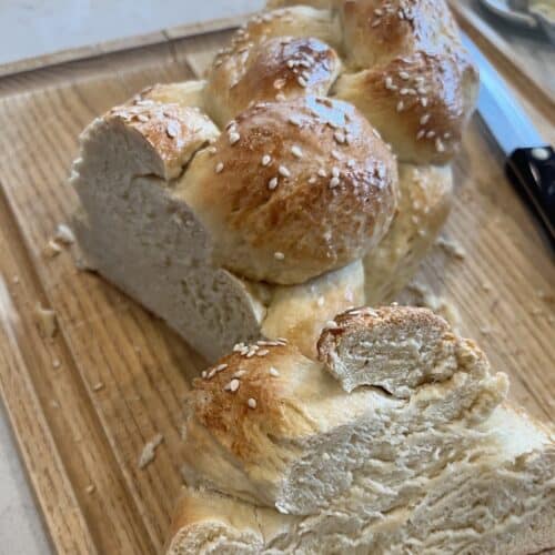 Six Strand Challah Bread | The Stuffed Grape Leaf