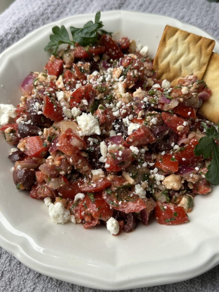 Mediterranean Salsa | The Stuffed Grape Leaf