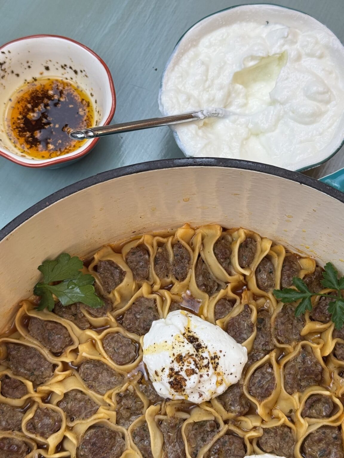 Armenian Manti | The Stuffed Grape Leaf