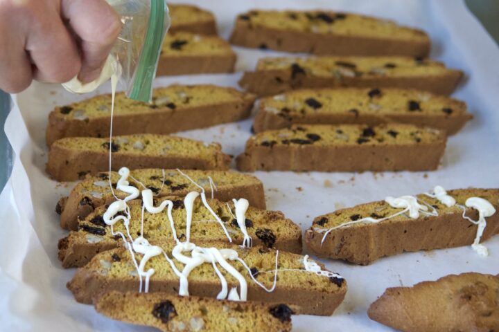 Pumpkin Spice Biscotti | The Stuffed Grape Leaf